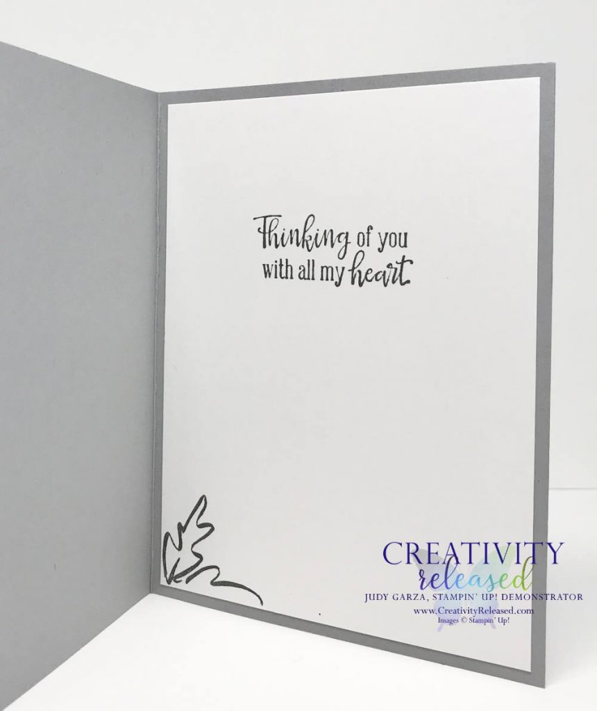 Simple Sympathy Card - Judy Garza, Stampin' Up! Demonstrator